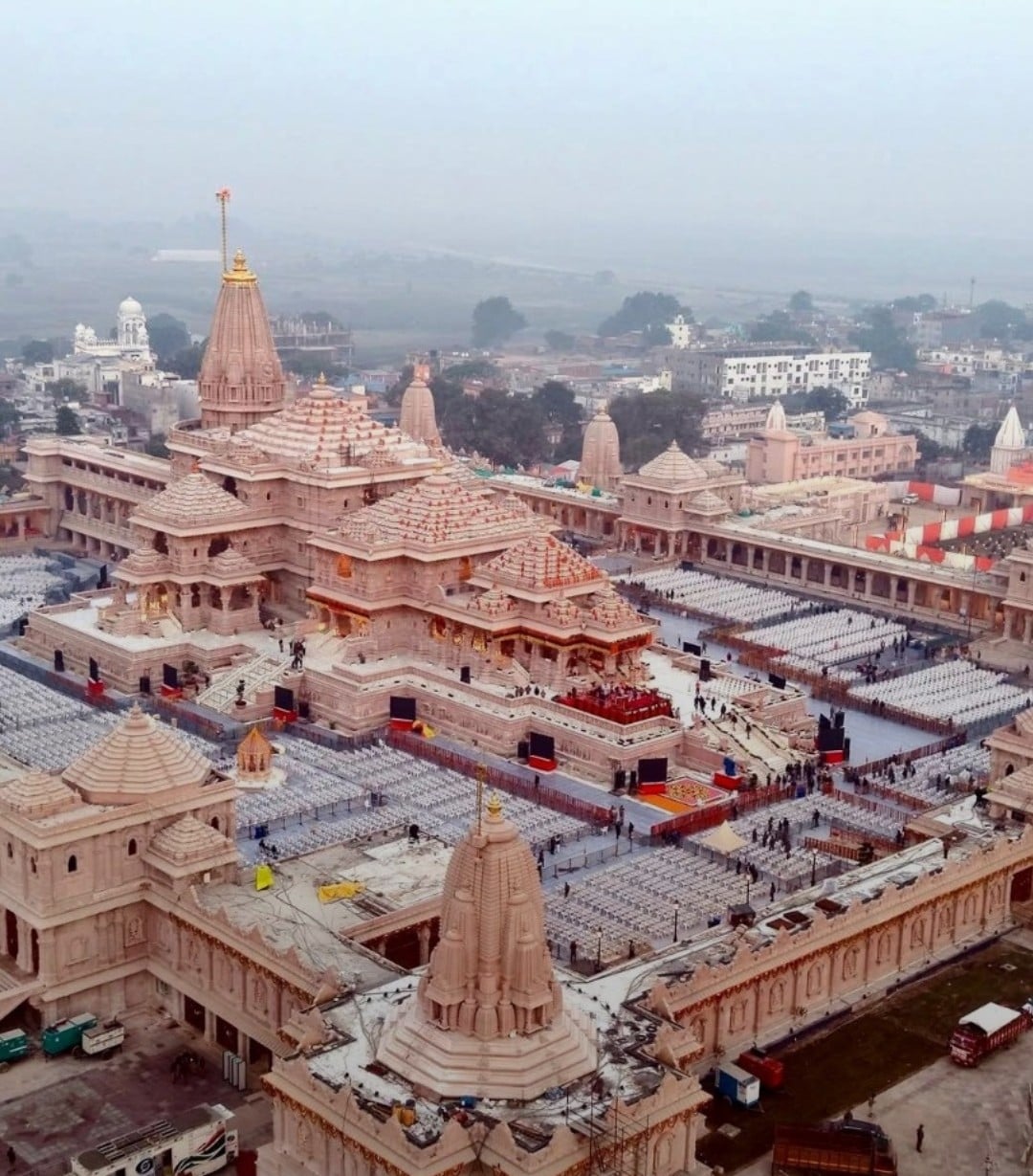PM Modi Performs Dhwajarohan Ceremony At Ram Temple In Ayodhya, See Pics