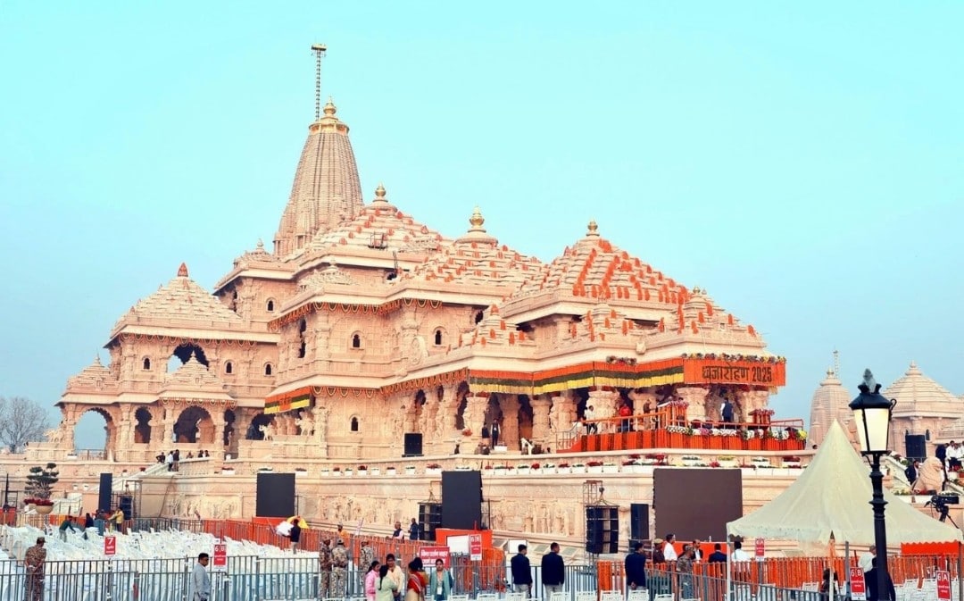 PM Modi Performs Dhwajarohan Ceremony At Ram Temple In Ayodhya, See Pics