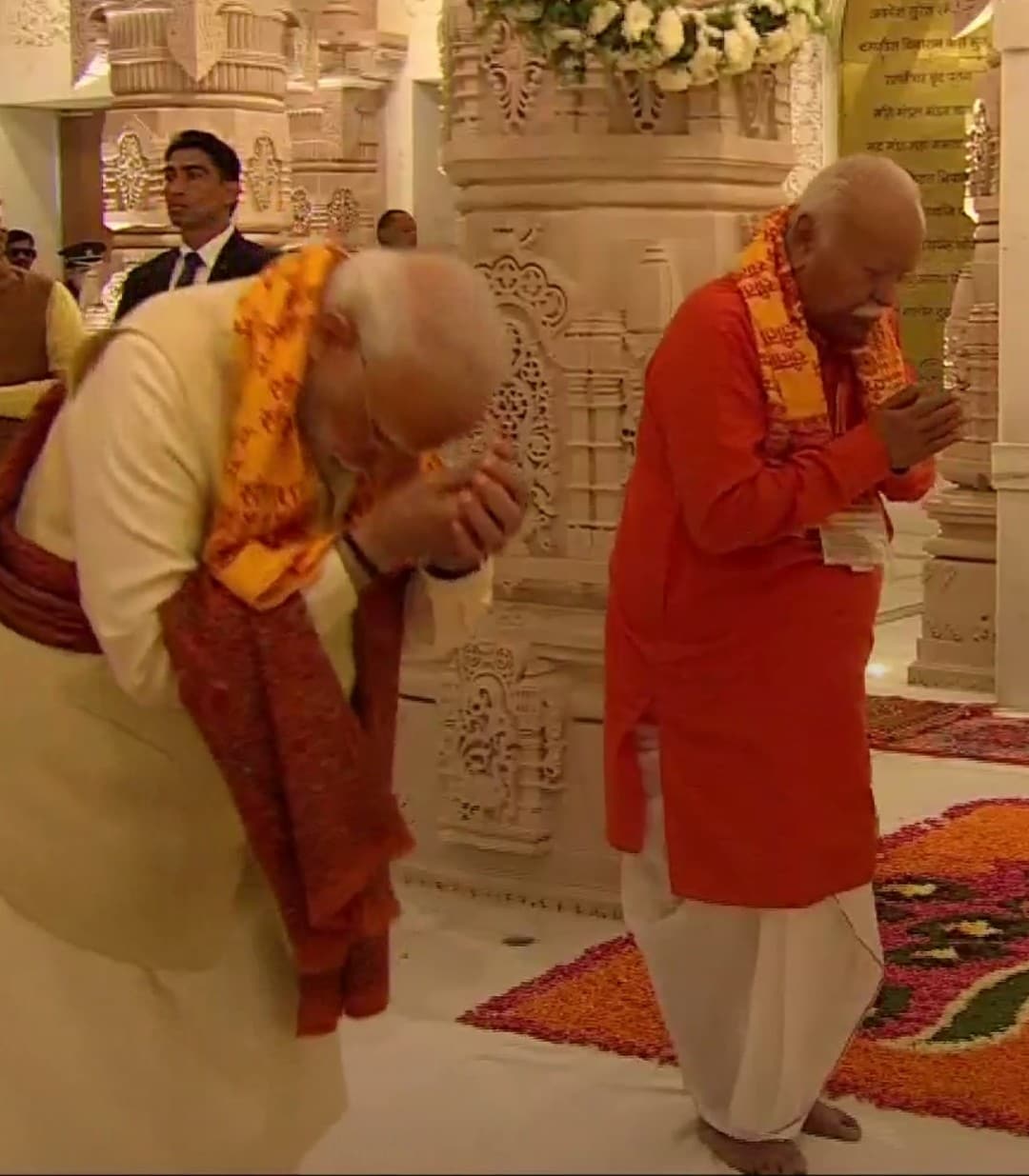 PM Modi Performs Dhwajarohan Ceremony At Ram Temple In Ayodhya, See Pics
