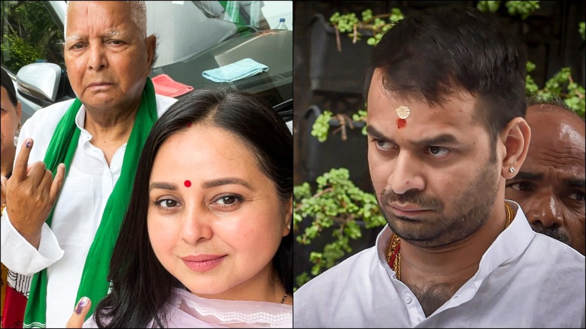 Tej Pratap's 'Sudarshan Chakra' Remark Goes Viral After Rohini Acharya Cuts Ties With Yadav ...