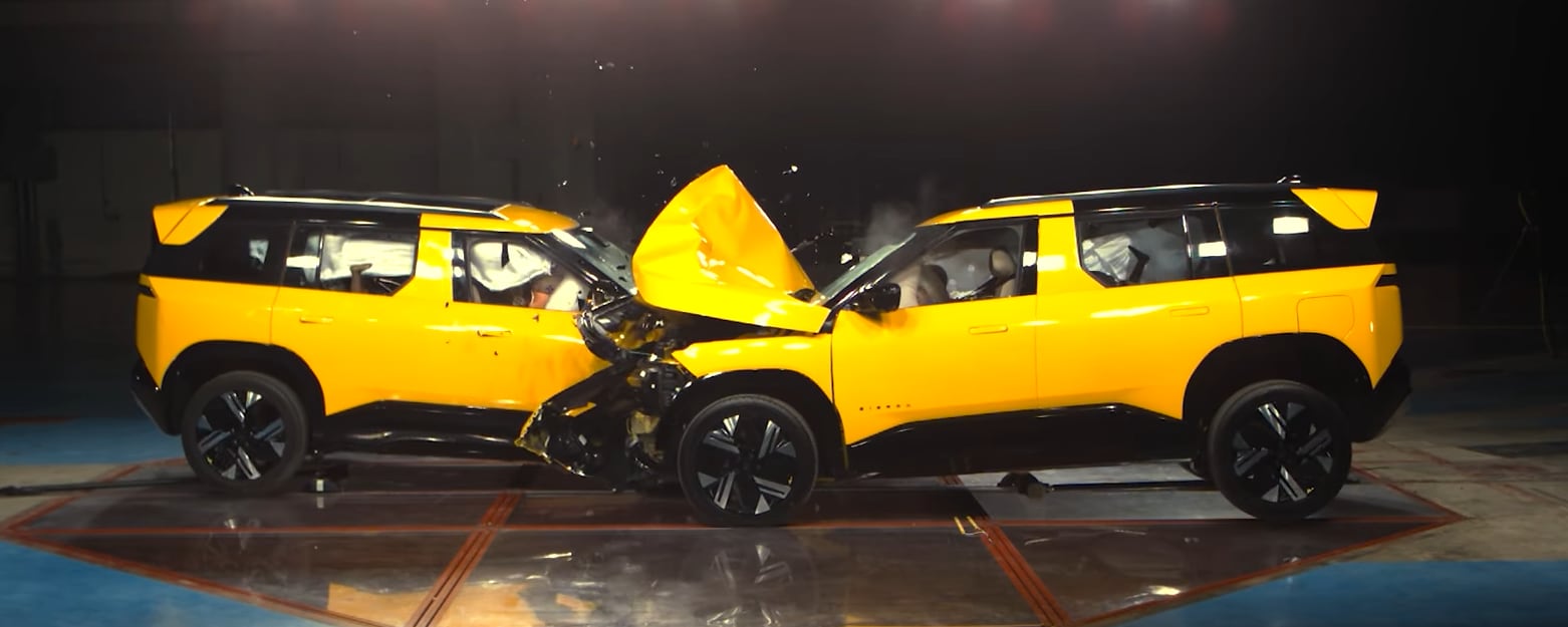 India’s First Ever Car-To-Car Crash Test In Pictures: Tata Sierra ...