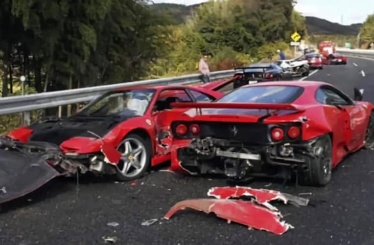 Ferraris, Mercedes-Benzes, Lamborghini Crushed: How Split-Second Error ...