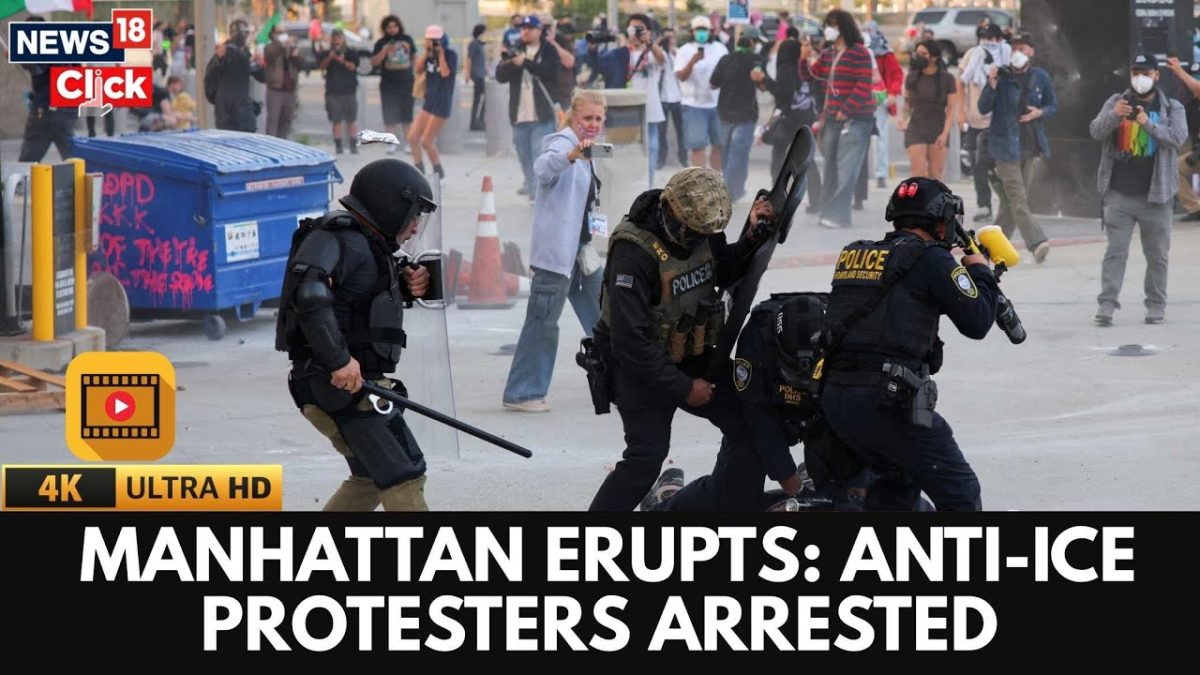 Massive Anti-ICE Protest Erupts in NYC: Chaos on Canal Street, Multiple ...