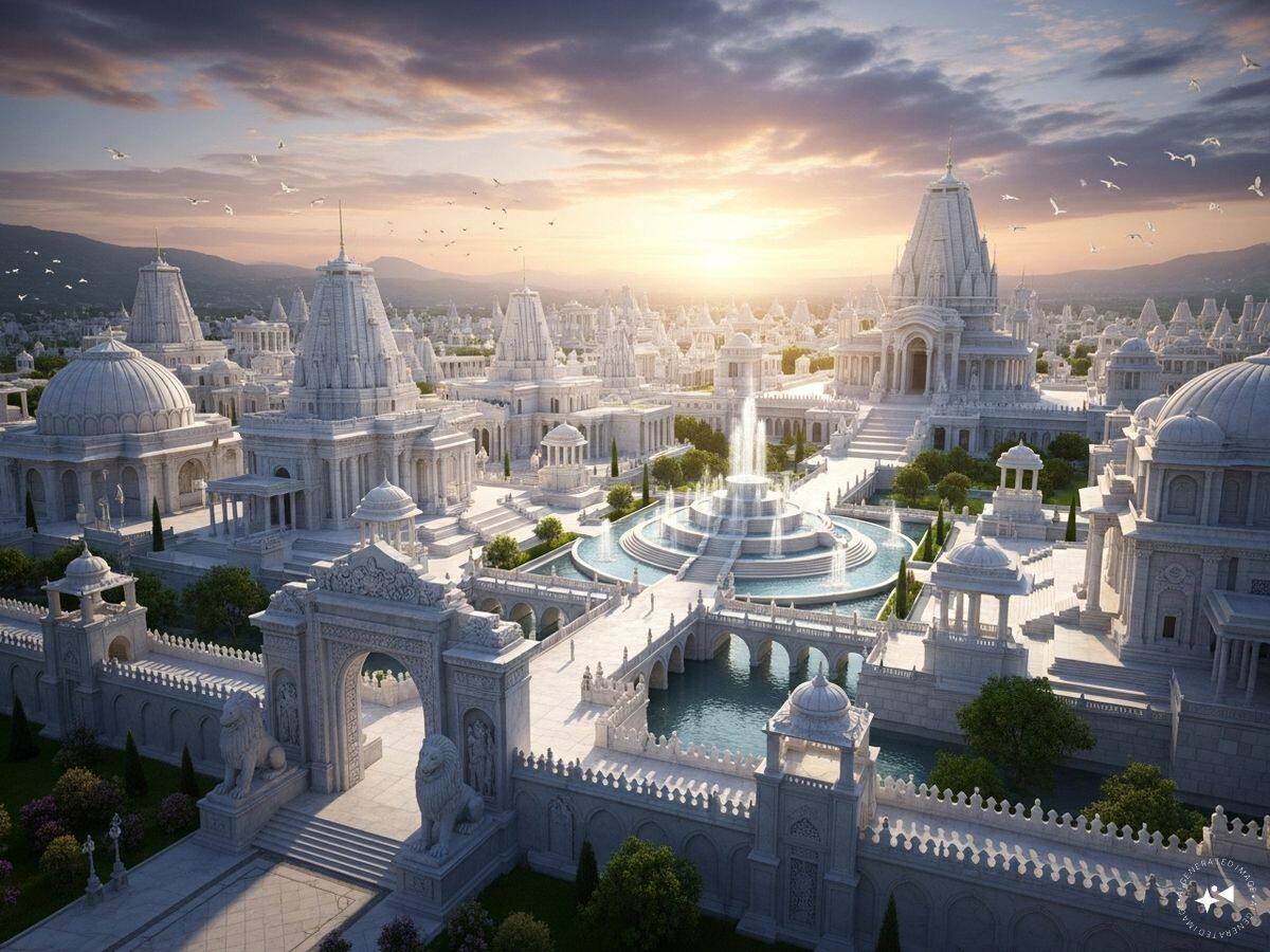 A City Of Marble Where Only White Cars Are Permitted. Can You Guess Its ...