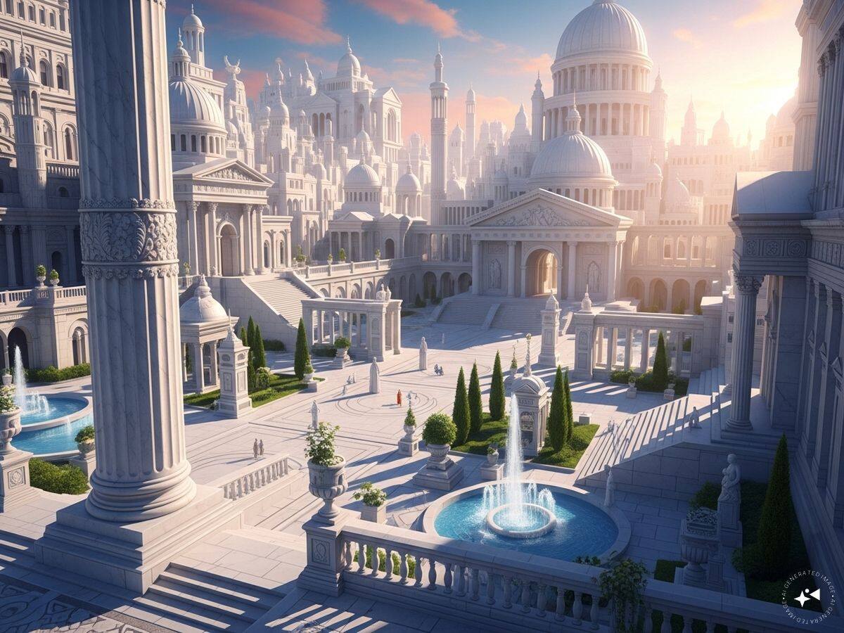 A City Of Marble Where Only White Cars Are Permitted. Can You Guess Its ...