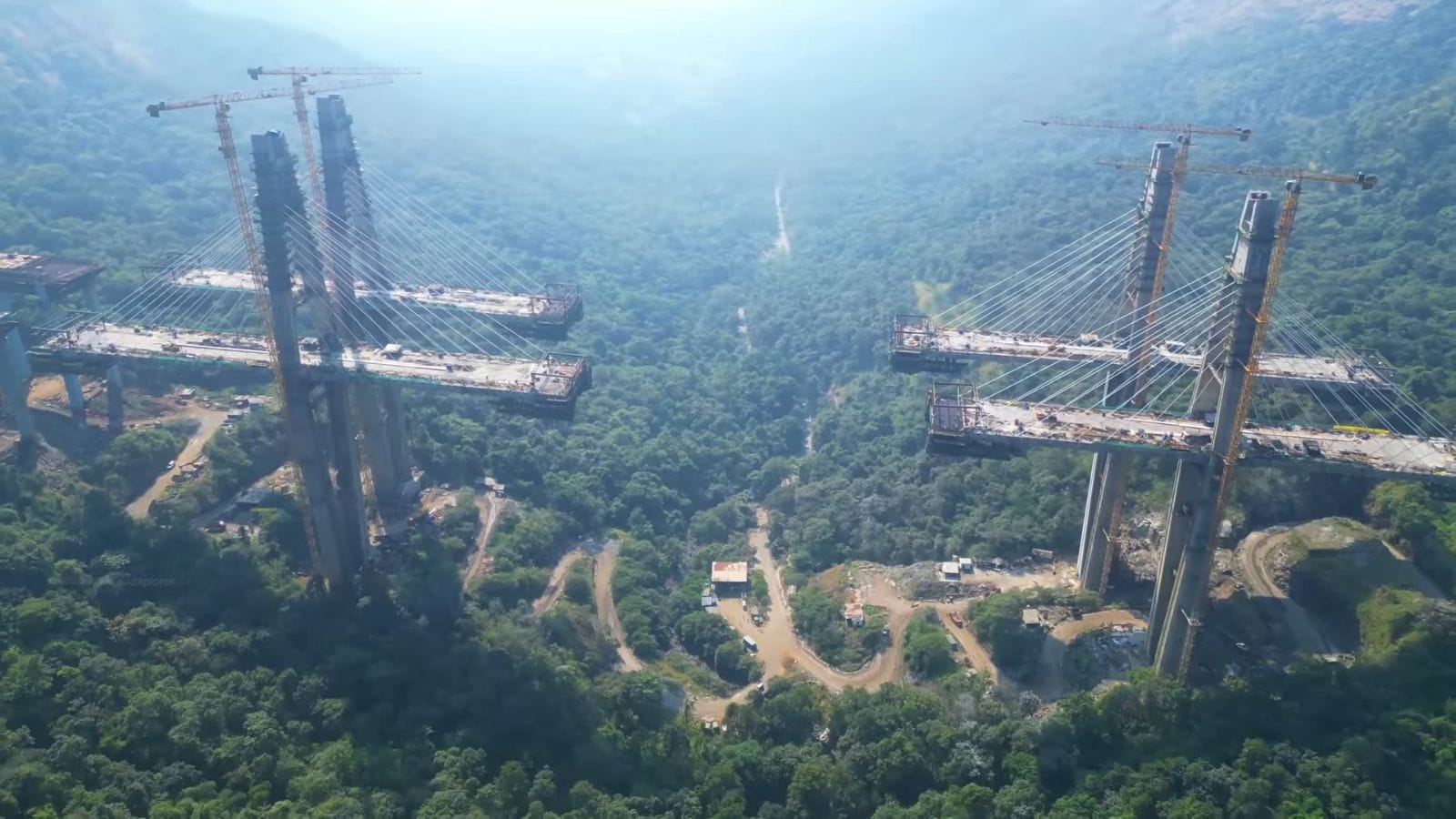 In Pics: India’s Tallest Cable-Stayed Bridge On Mumbai-Pune Expressway