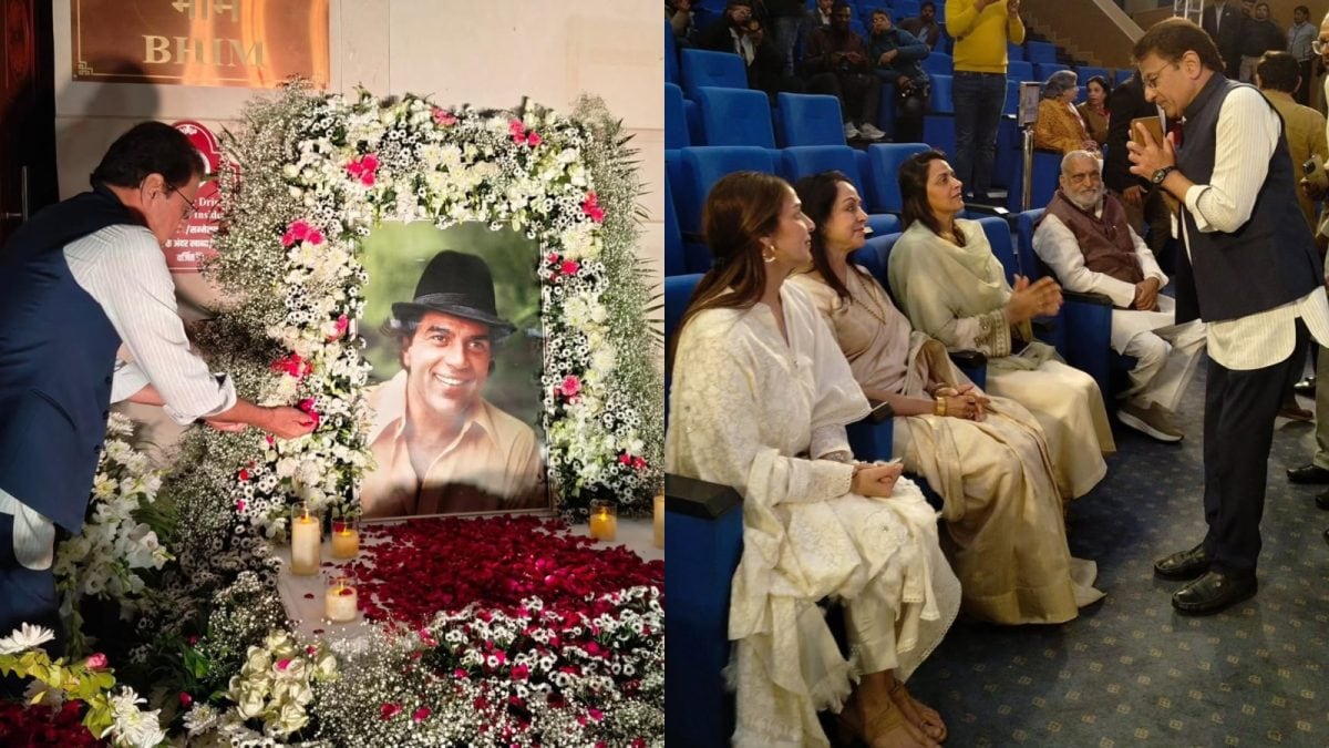 Arun Govil Meets Hema Malini, Offers Tribute To Dharmendra At Delhi ...
