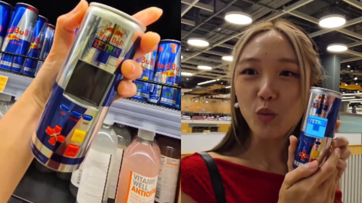 This Red Bull Can Has Buttons, A Screen And Tetris Game On It: ‘How ...