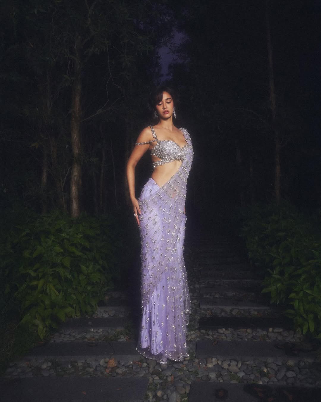 Disha Patani's Bold Saree Blouse Designs For The Wedding Season