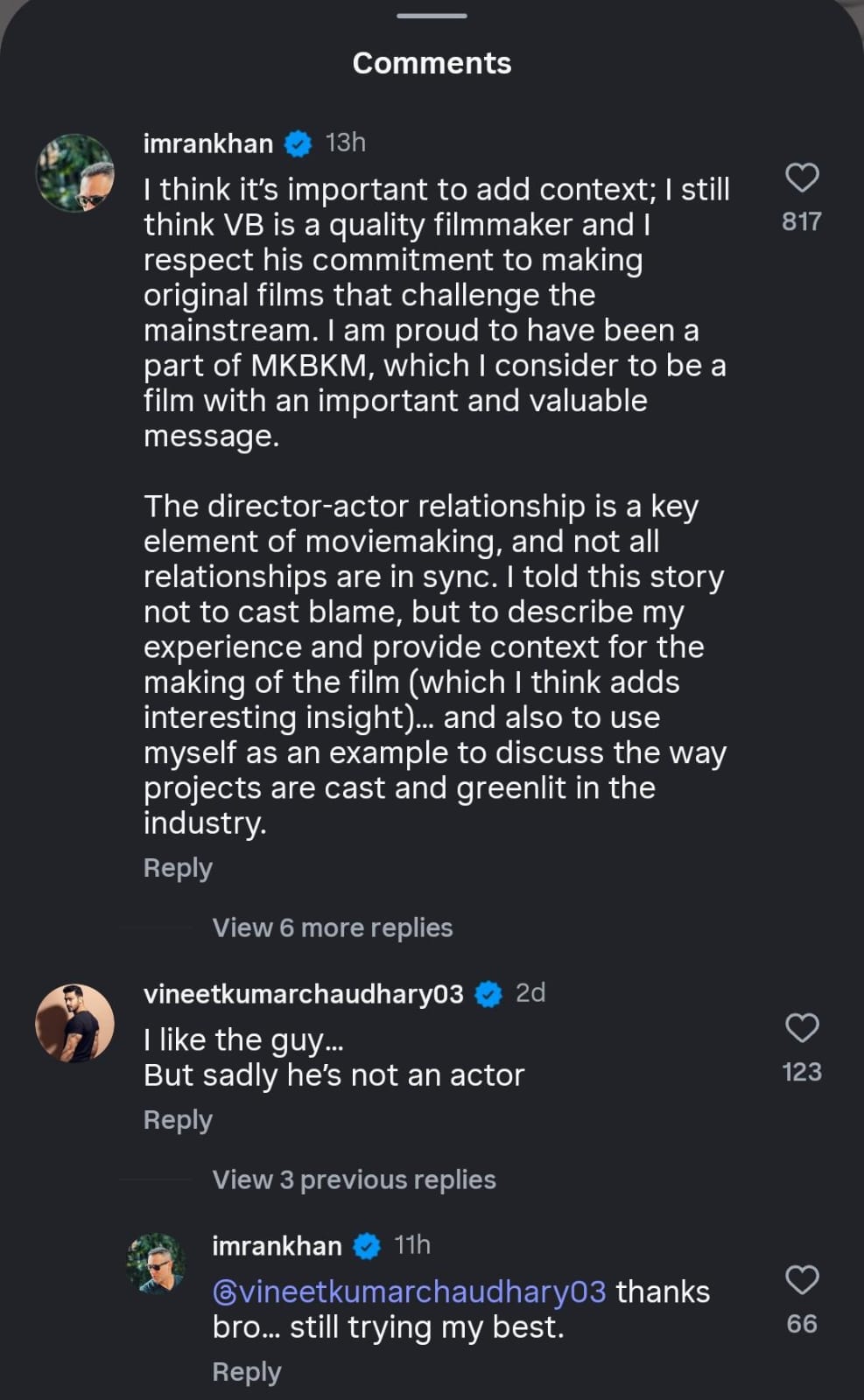 Imran Khan Says He Respects Vishal Bhardwaj After ‘Dishonest’ Casting ...