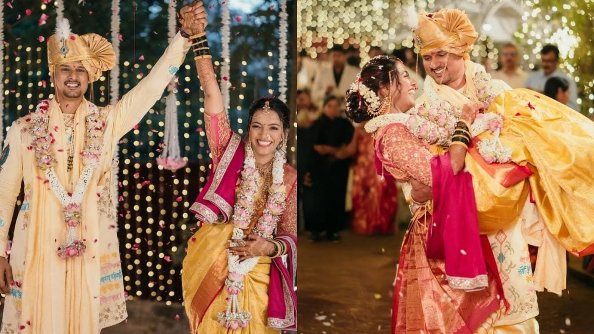 Bigg Boss Marathi 3 Winner Jay Dudhane Marries Longtime GF Harshala ...