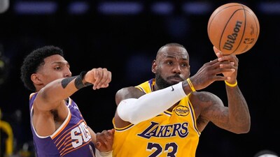 NBA Round-Up: LeBron James Keeps Historic Streak Alive; Suns Shoot Down ...