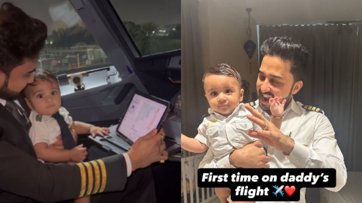 ‘Daddy's Little Co-Pilot’: Indian Pilot Takes Son On Maiden Flight ...