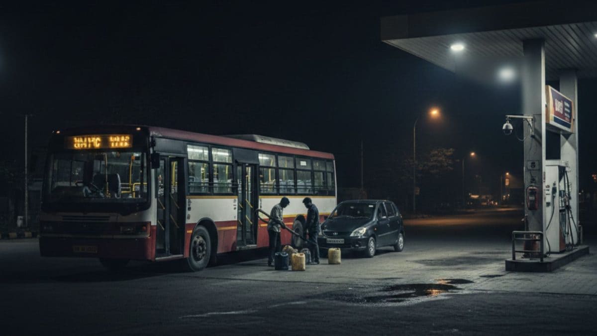 124 Litres Gone In 13 Minutes: Thieves Drained BMTC Bus While Staff ...