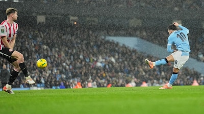 Rayan Cherki Thunderbolt Helps Manchester City Down Brentford In EFL ...