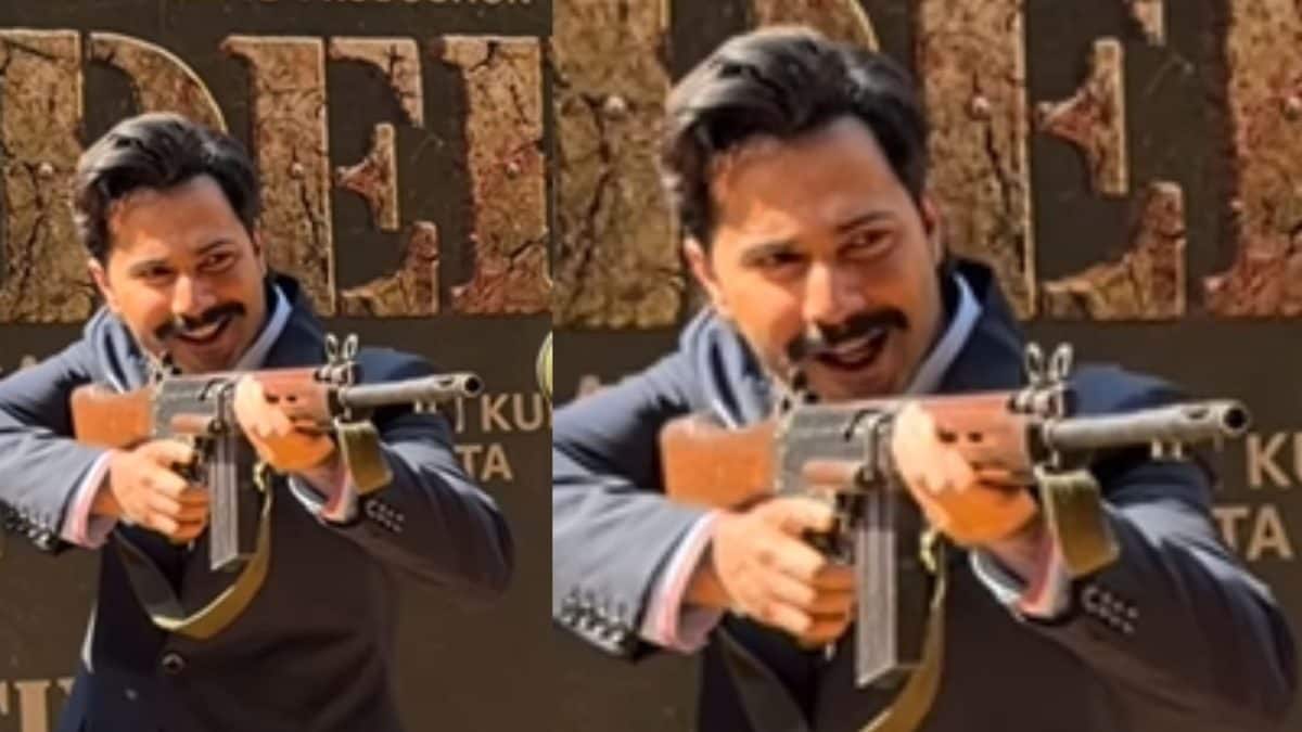 Varun Dhawan Flaunts New Moustache Look At Border 2 Teaser Launch ...