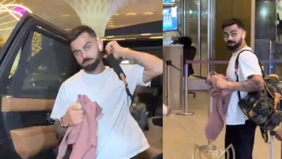 Watch: Virat Kohli Spotted In New Look At Mumbai Airport Before VHT ...