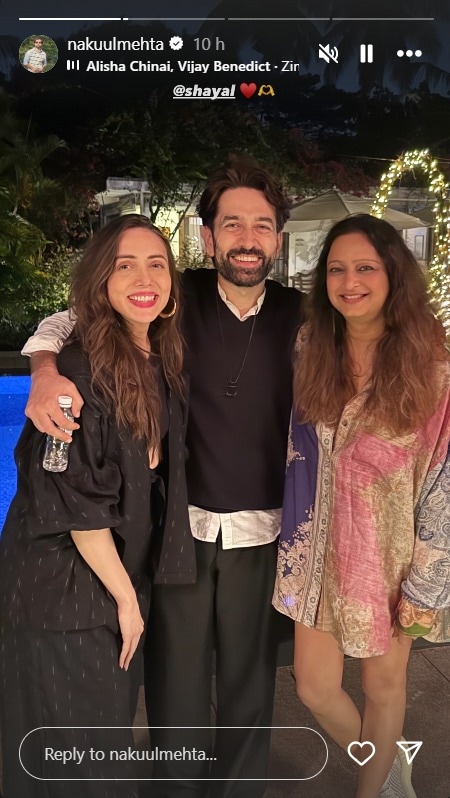 Nakuul Mehta Parties With ‘Mother Of All Dragons’ Shriya Saran ...