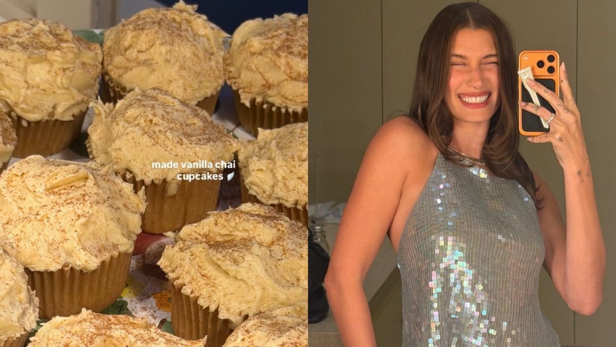 Hailey Bieber Makes Vanilla Chai Cupcakes For Friendsmas; Here's A ...