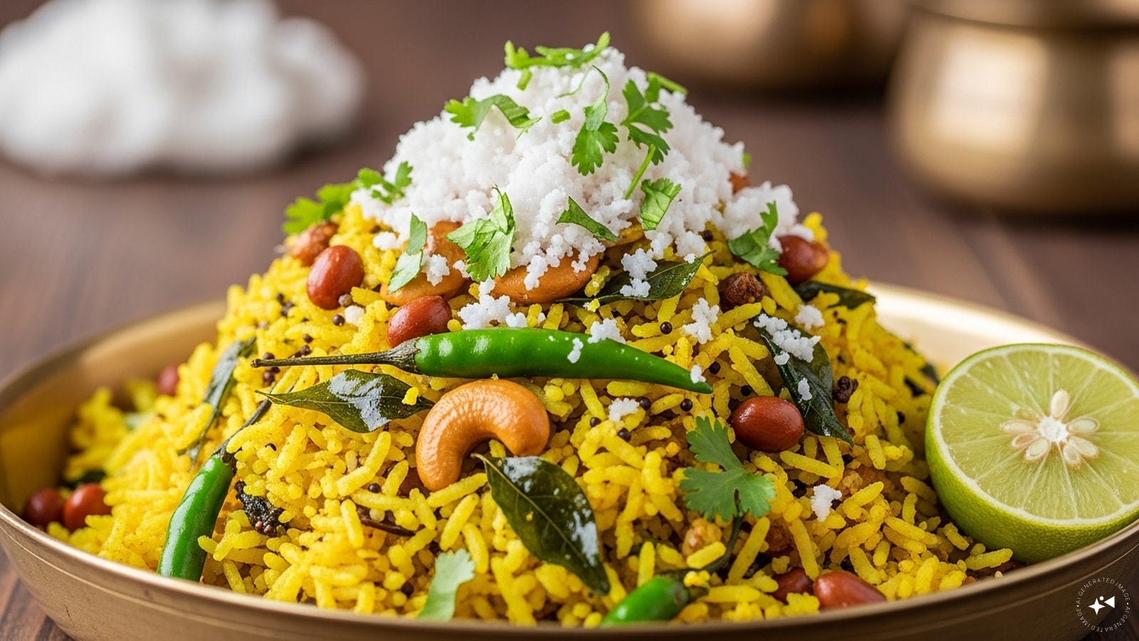 Karnataka-Style Kalasida Avalakki Recipe with Poha Peanuts and Spices
