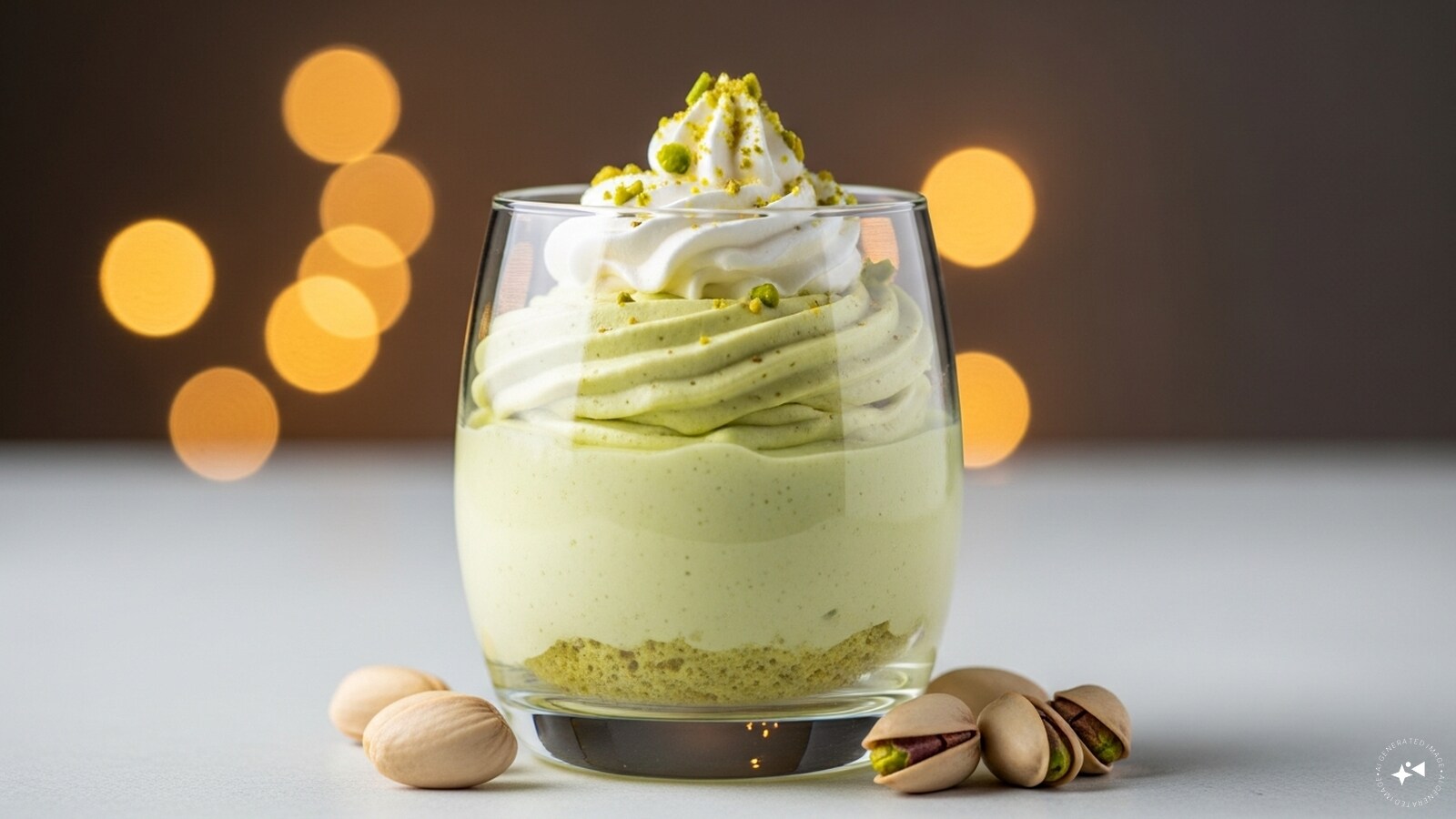 New Year Dinner Recipe: Creamy Pistachio Mousse Recipe