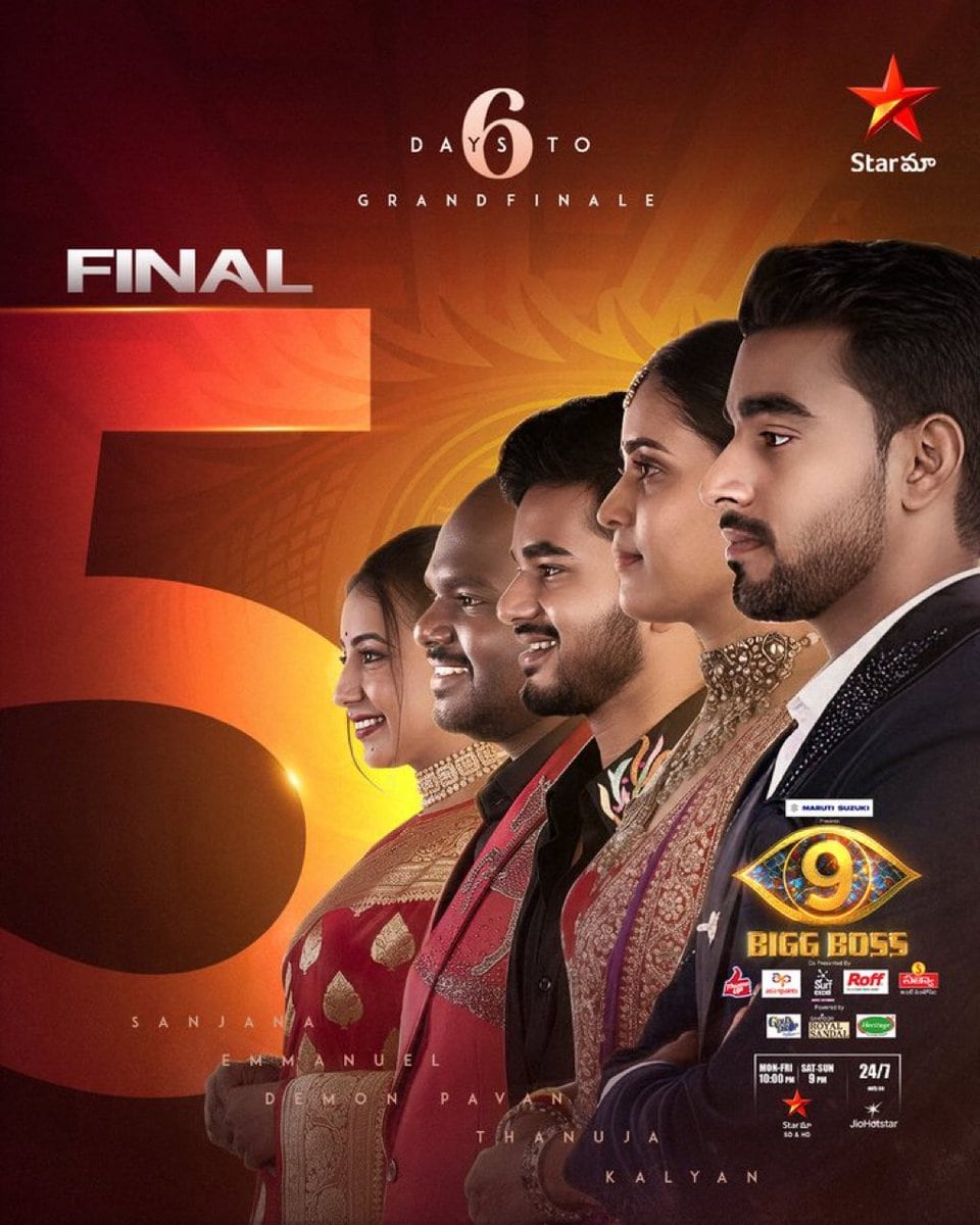 Bigg Boss Telugu 9 Finale Countdown: Voting Intensifies As The Race For ...