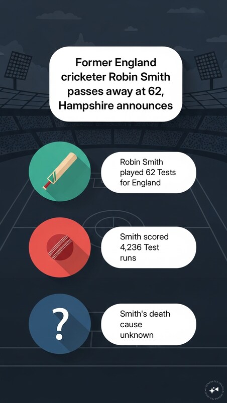 Ex-England Cricketer Robin Smith Passes Away At 62 | Cricket News - News18