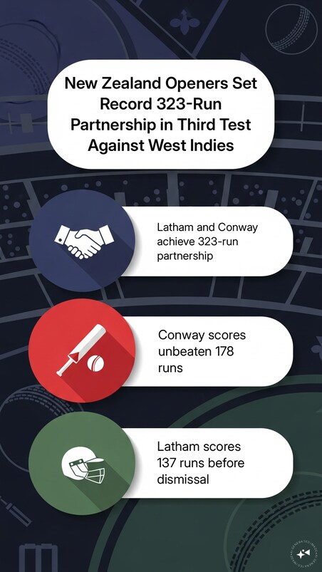Tom Latham-Devon Conway's 323-Run Opening Stand Breaks Incredible ...