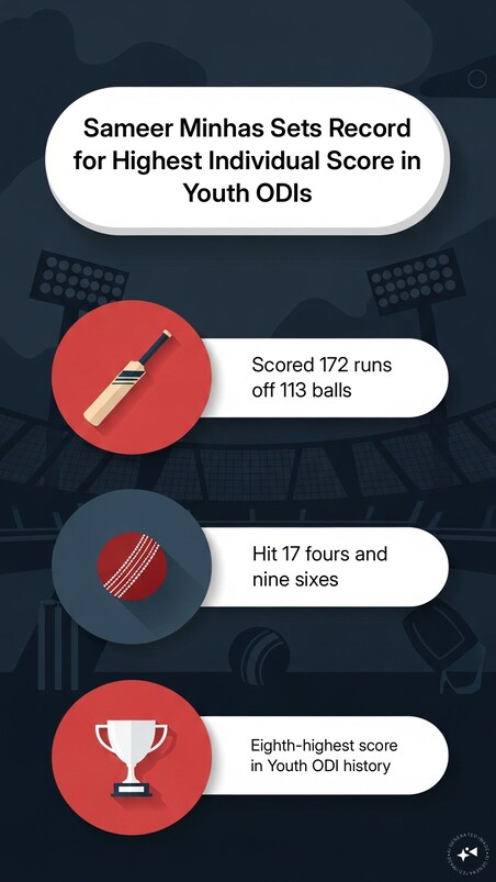 Pakistan Youngster Smashes Record Against India In U19 Asia Cup 2025 ...