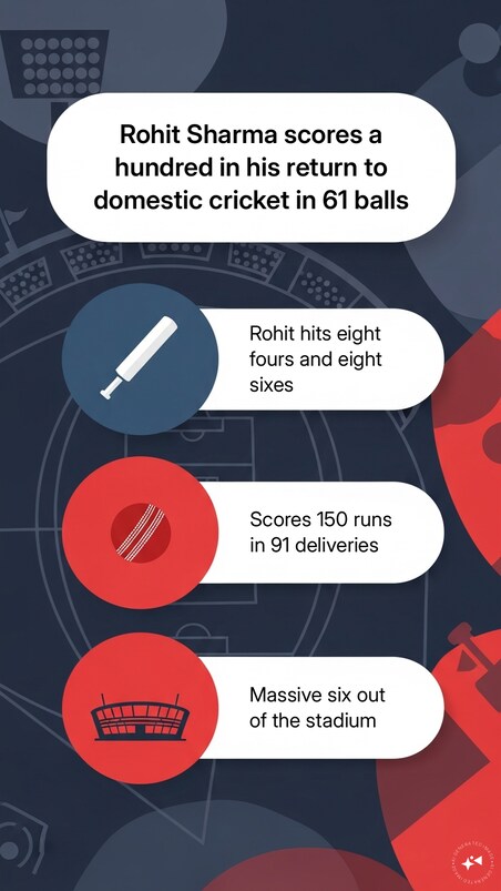 Rohit Sharma Sends Fans Into Frenzy With Massive Six In Vijay Hazare ...