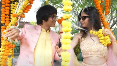 YouTuber Sourav Joshi Dances With Bride Avantika At Haldi Ceremony ...