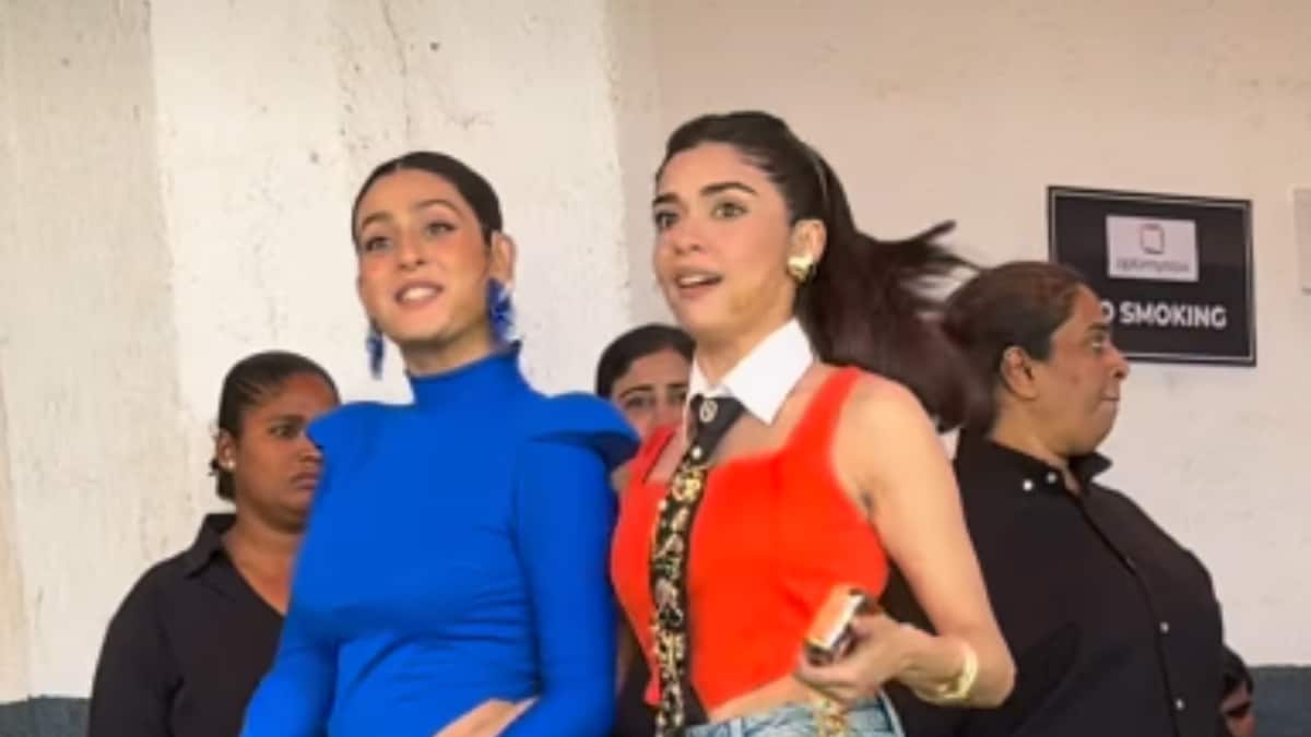 Watch: Eisha Singh And Isha Malviya All Smiles As They Arrive At Laughter Chefs S3 | Television ...