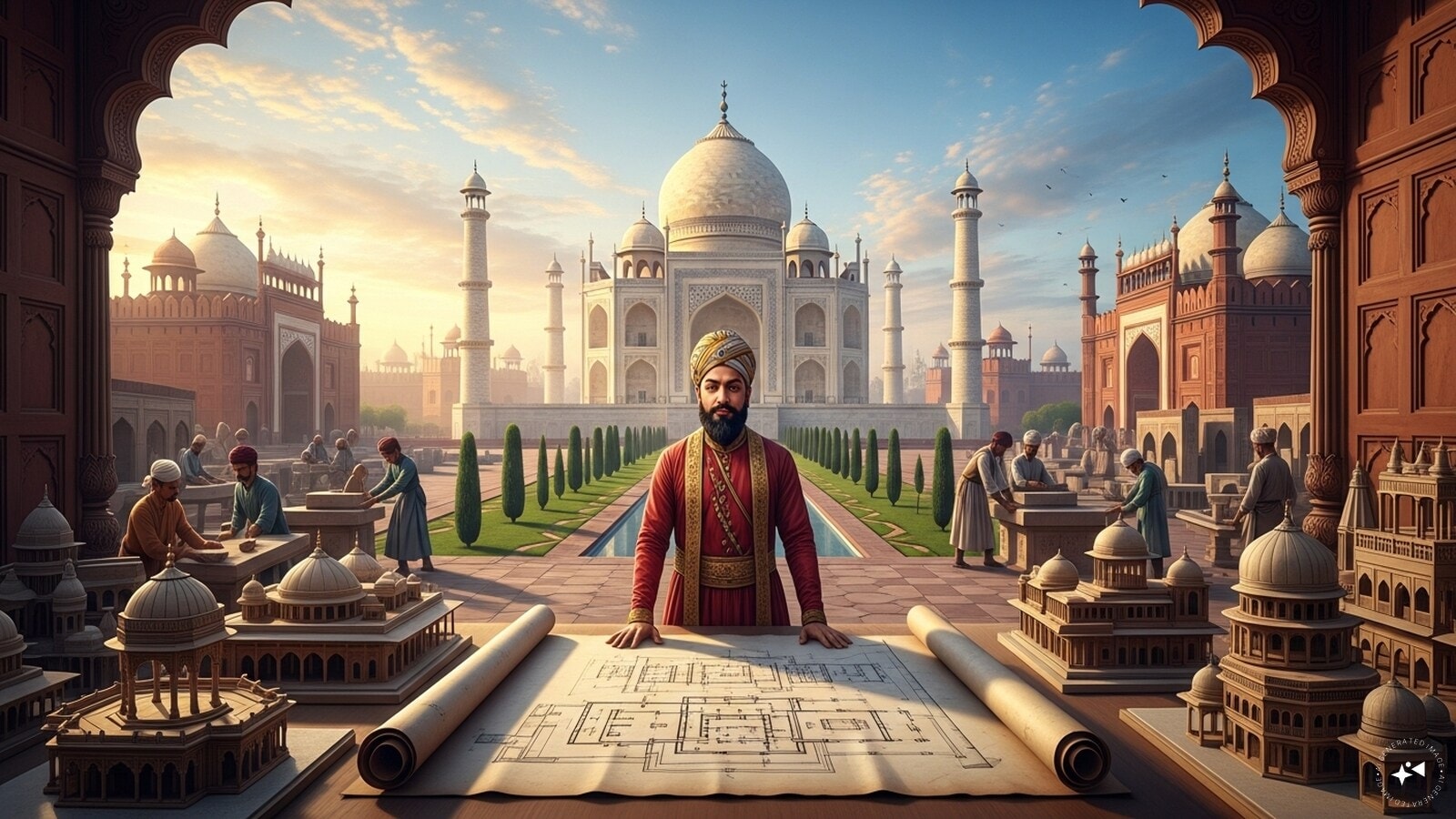 Did Shah Jahan Build An Unfurnished Black Taj Mahal?