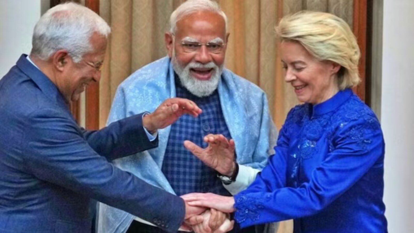 EU Chief Dazzles In Anamika Khanna At India-EU Summit | See Pics ...