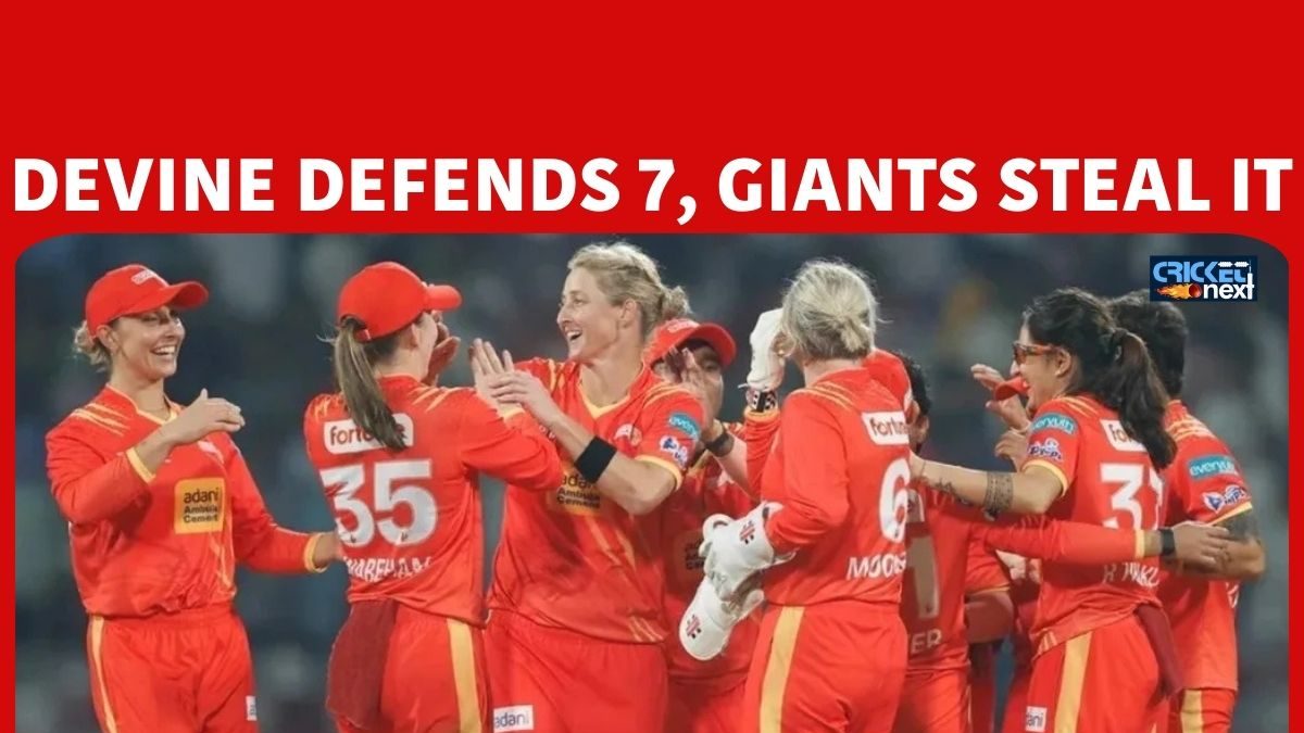 Sophie Devine Stars as Gujarat Giants Beat Delhi Capitals | WPL Match ...