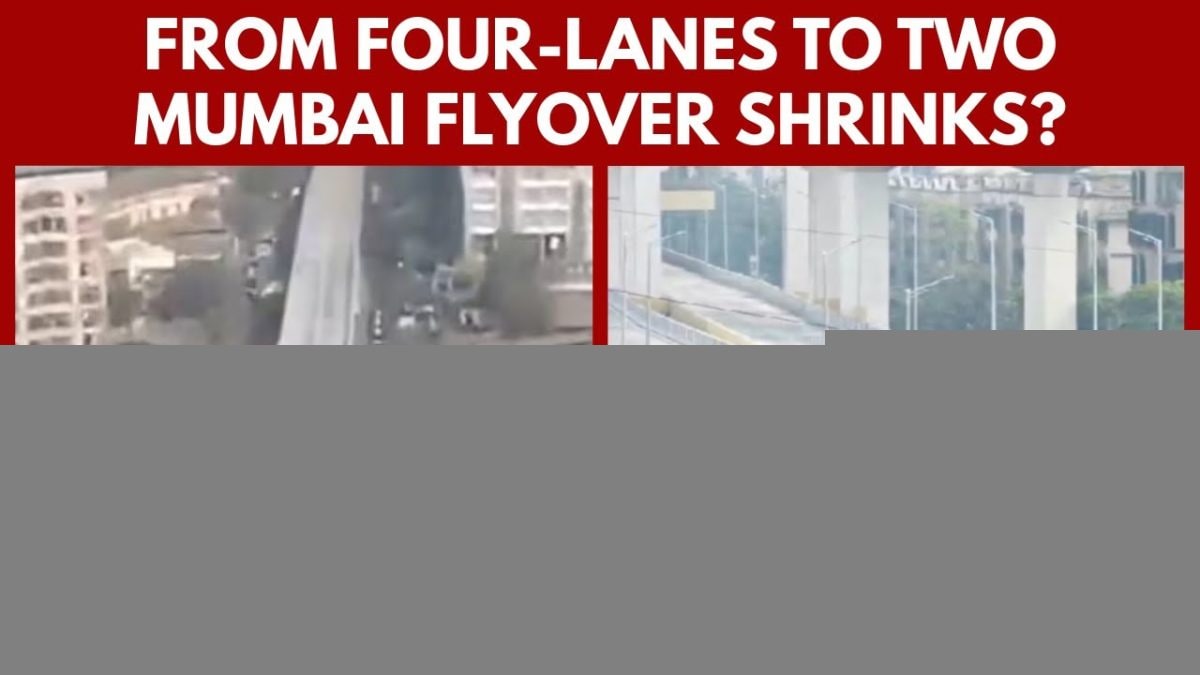Mumbai Mira-Bhayandar Flyover Controversy | Four Lanes Suddenly Shrink ...