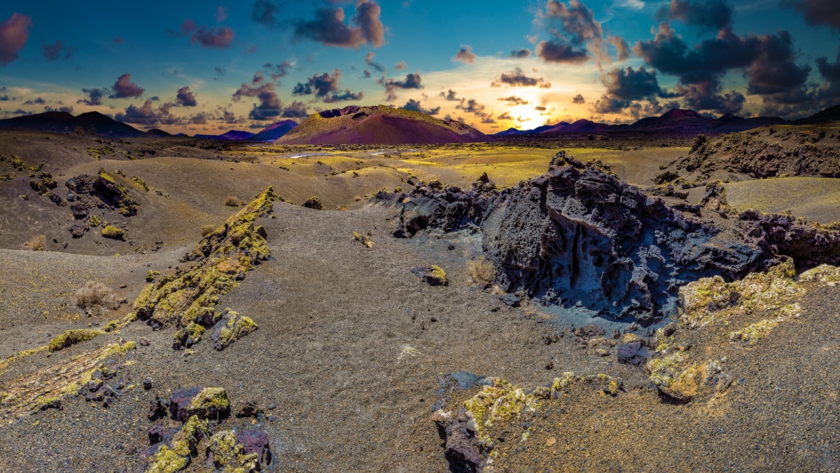 From Black Volcanic Land To Neon-Green Lagoons: Inside A Unique Spanish ...