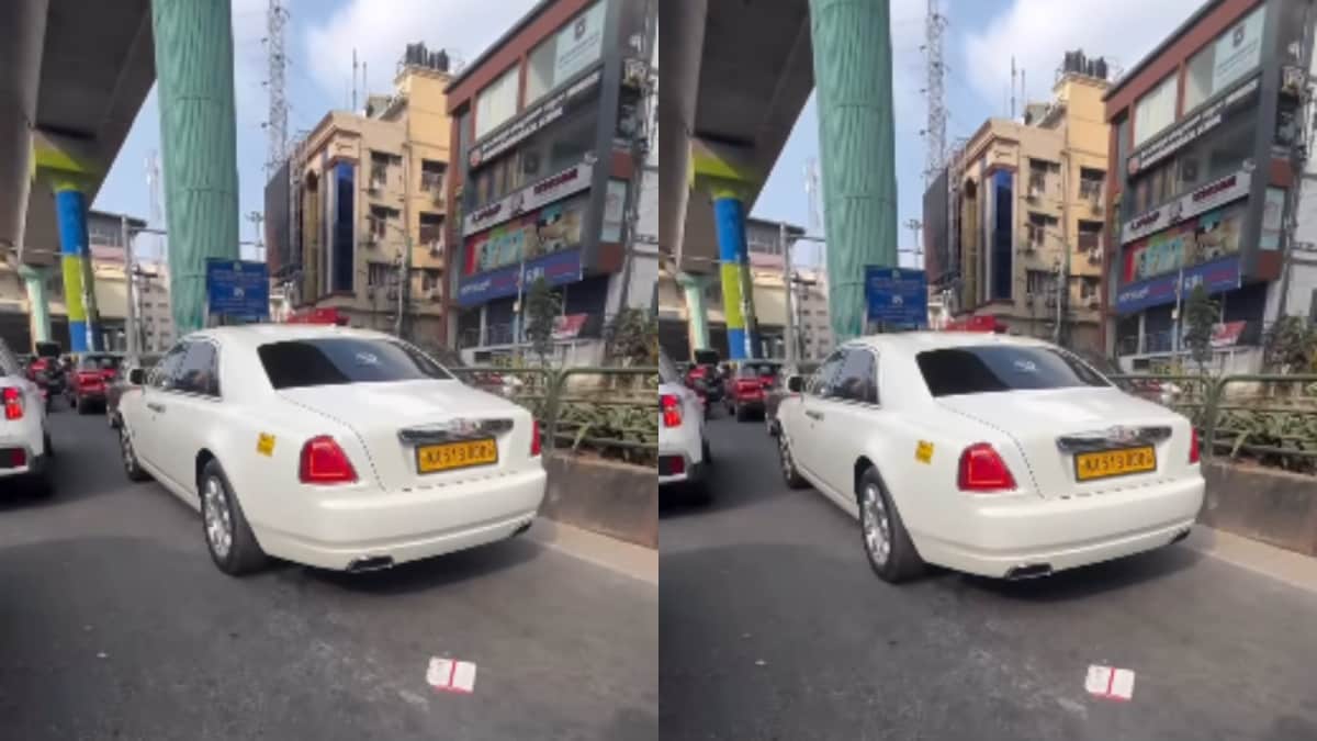 Bengaluru man spots Rolls Royce Taxi with yellow number plate video ...