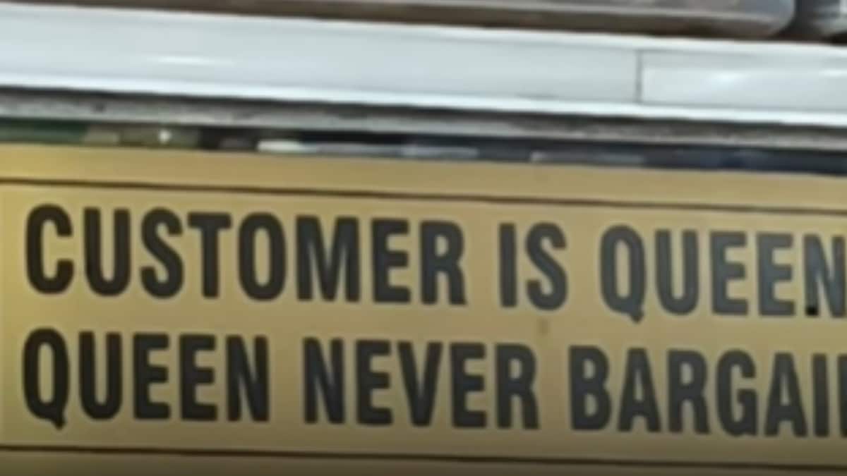 Shopkeer’s ‘Customer Is Queen, Queen Never Bargains’ Note At Jewellery ...