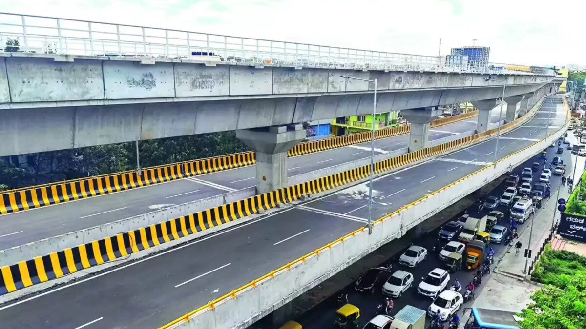 After Years Of Delay, Bengaluru’s First Double-Decker Flyover Nears ...