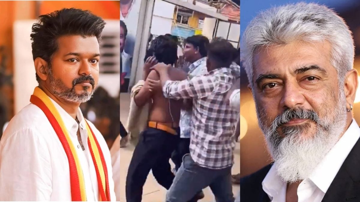 Ajith Kumar’s Fans Beat Vijay Fan During Mankatha Screening | Video ...