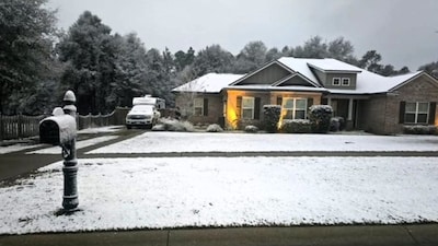 Snow In The Sunshine State: Florida City Sees Rare Snowfall For Second ...