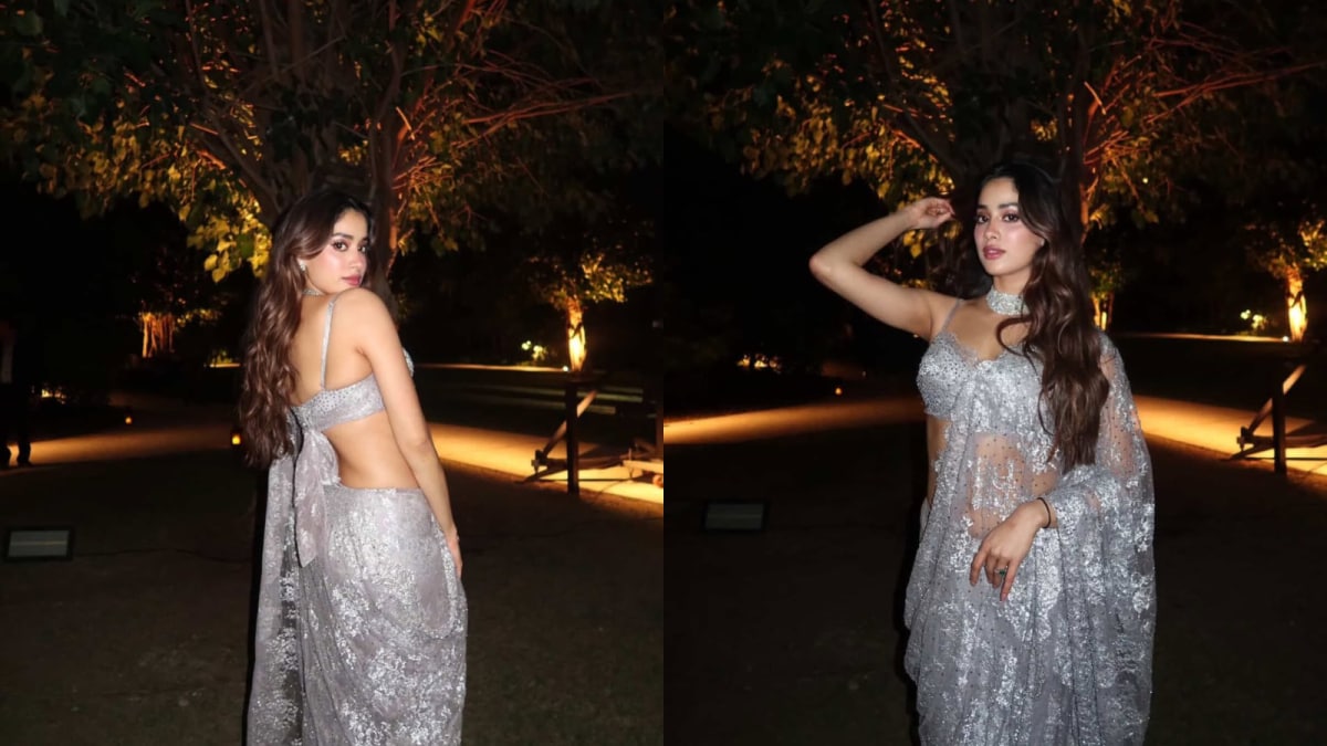 Janhvi Kapoor’s Shimmery Sari Is The Bridesmaid Inspo You Needed ...