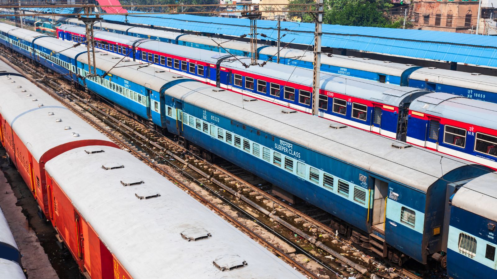 Why Indian Train Coaches Are Painted Different Colours And What Each ...