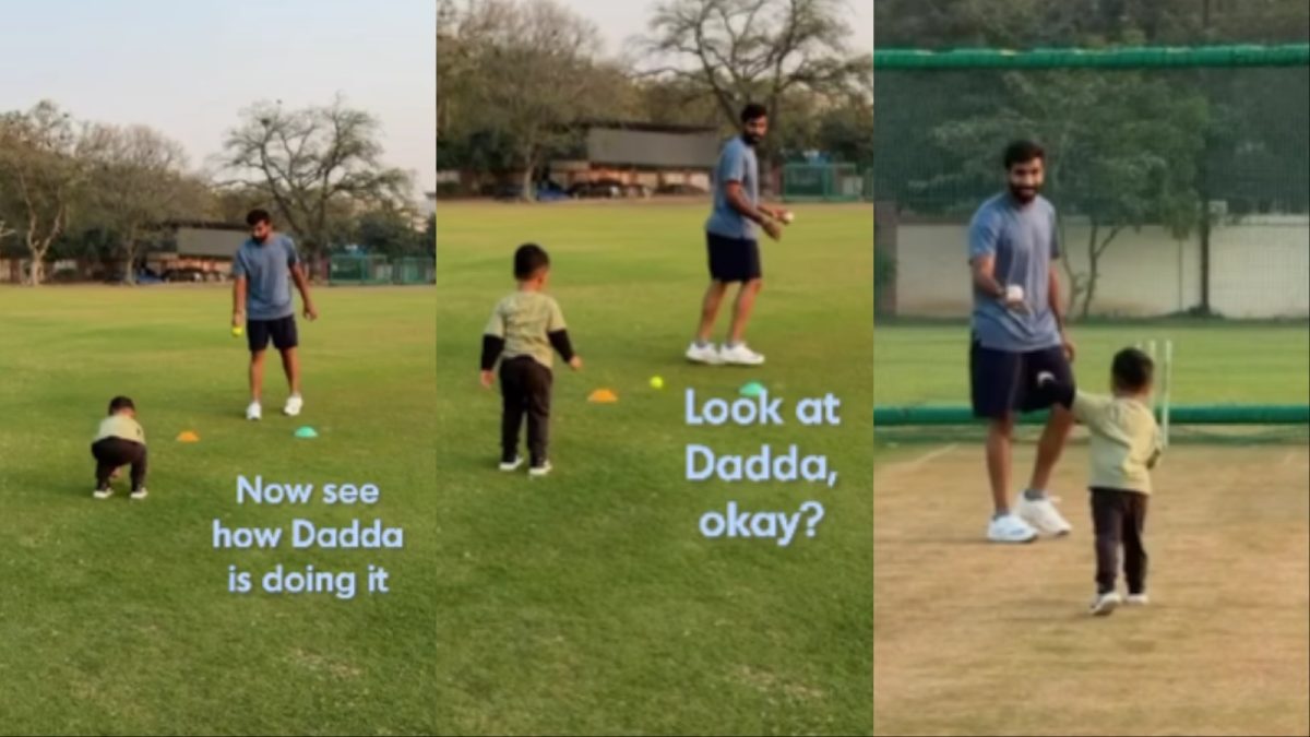 Jasprit Bumrah Trains With 2-Year-Old Son Angad Ahead Of New Zealand ...