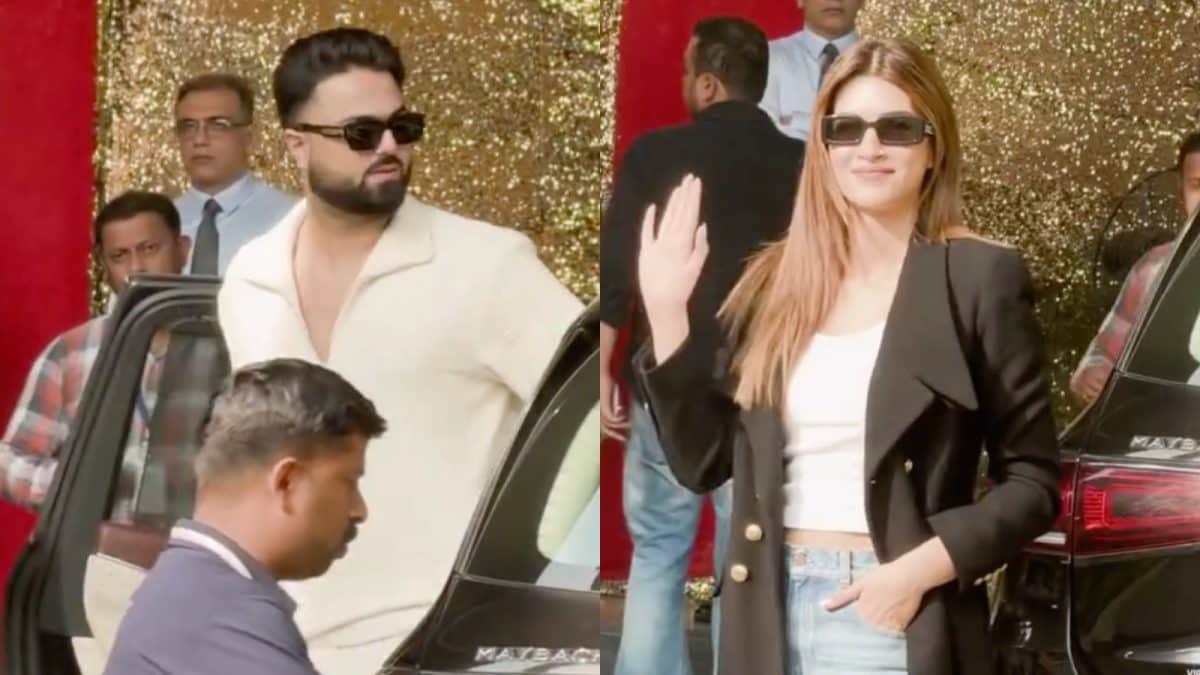 Kriti Sanon Flies To Udaipur With Kabir Bahia For Sister Nupur's ...