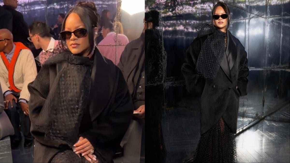 Rihanna Makes A Stealth Entrance At Dior’s Spring 2026 Haute Couture ...