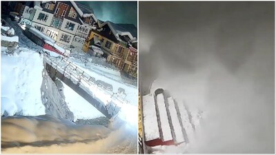 On Camera, Massive Avalanche Hits Resort In Jammu And Kashmir's ...