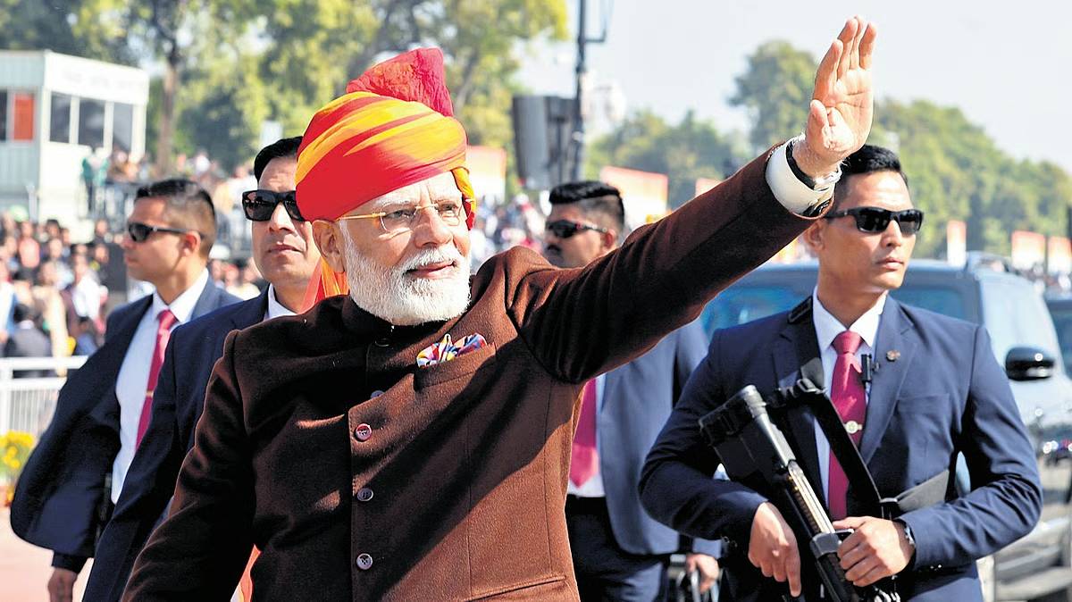 From Bandhani To Halari Pagdi: PM Modi’s Memorable Republic Day Turbans