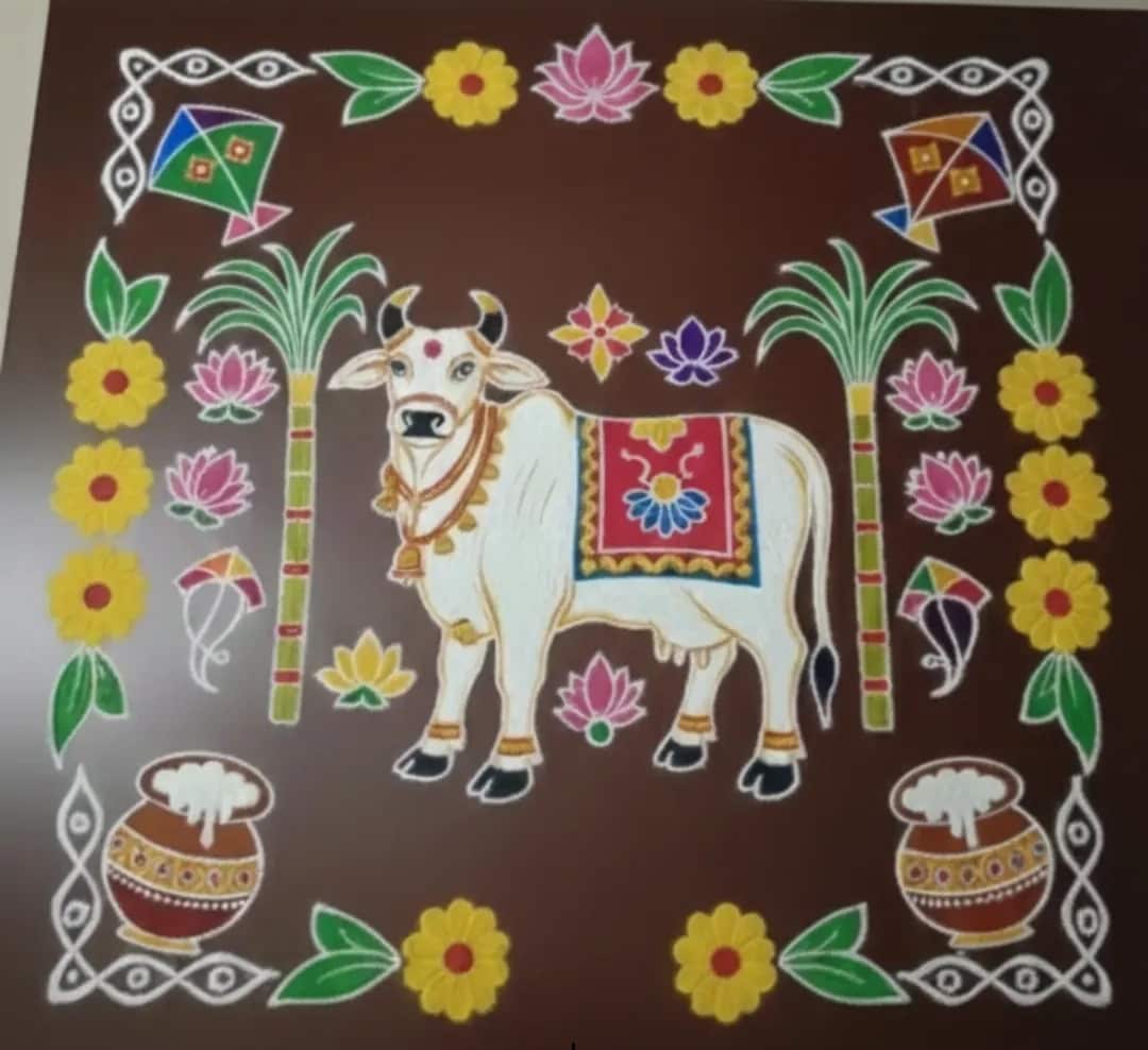 Pongal Kolam Rangoli Designs 2026: 10 Latest & Beautiful Designs for Pongal